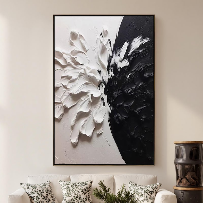 Yin Yang Oil Painting - Etsy