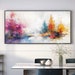 Large Original Colorful Forest Oil Painting on Canvas, Abstract Tree ...