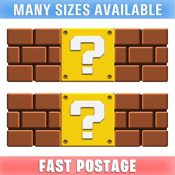 Super Mario Lucky Blocks - Etsy