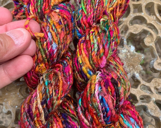 100 Grams 1 Skein Banana Fibre Yarn, Bulky, Strong, Knitting Crochet ...