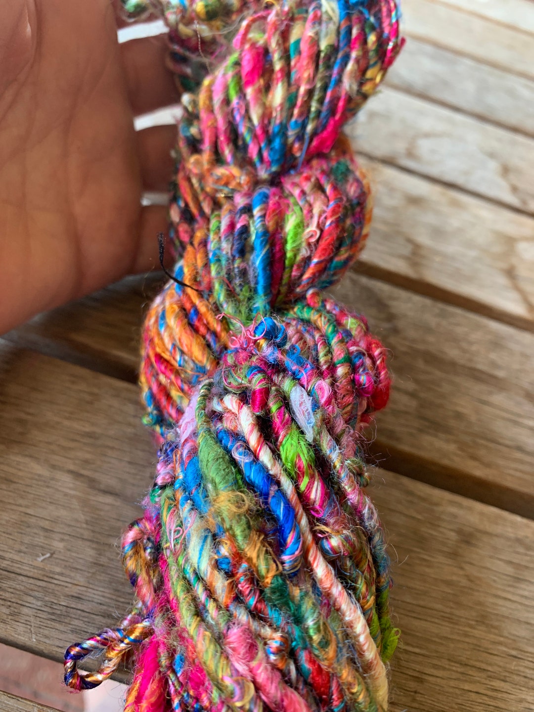 16. 100 Grams 1 Skein Banana Fibre Yarn, Bulky, Strong, Knitting ...