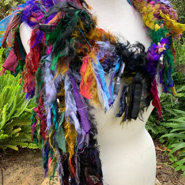 Tattered Scarf - Etsy