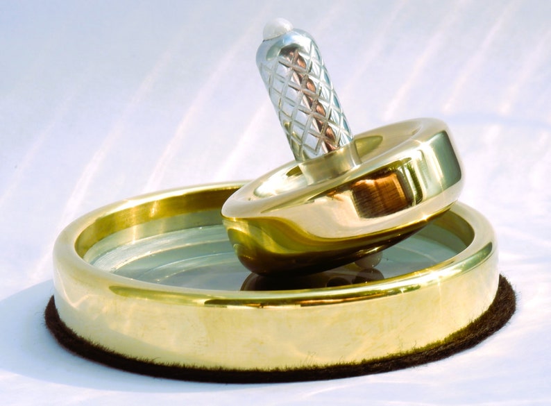 Cairnspire – Brass Precision Spinning Top Set | Mirror Finish | Elegant ...