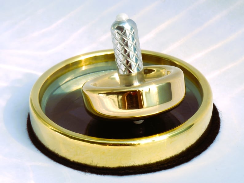 Cairnspire – Brass Precision Spinning Top Set | Mirror Finish | Elegant ...