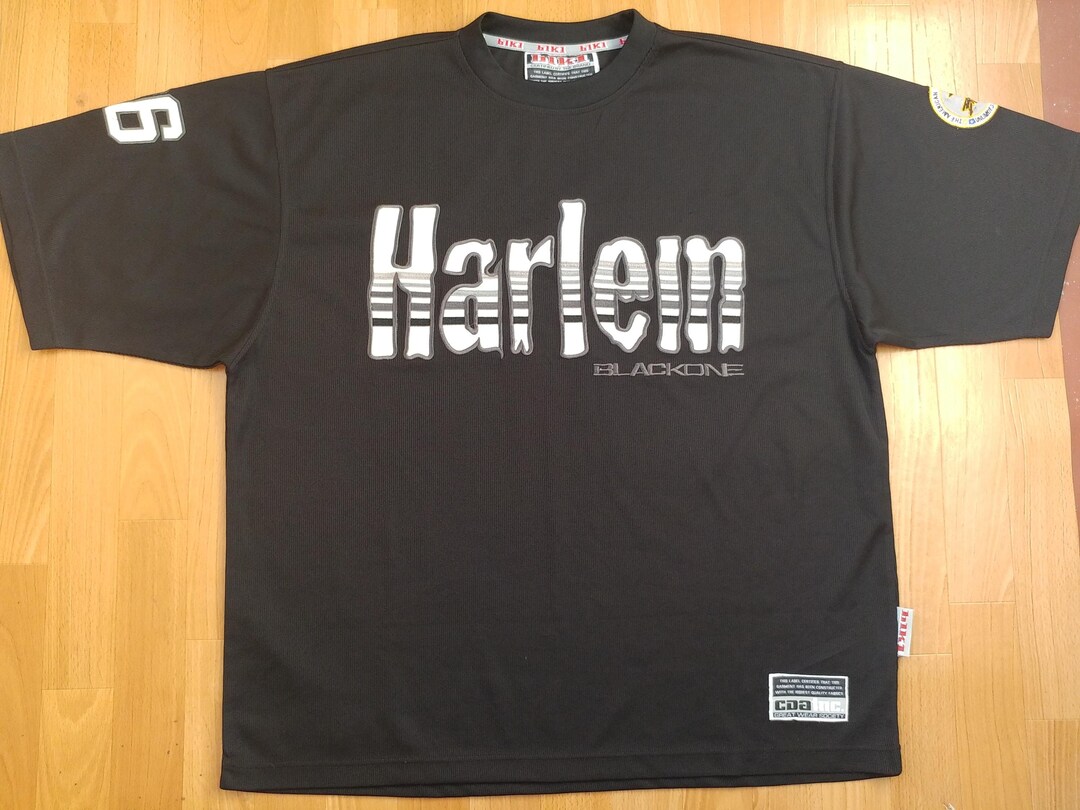 HARLEM T-shirt, New York Jersey Vintage NYC Shirt, 90s Hip Hop Clothing ...