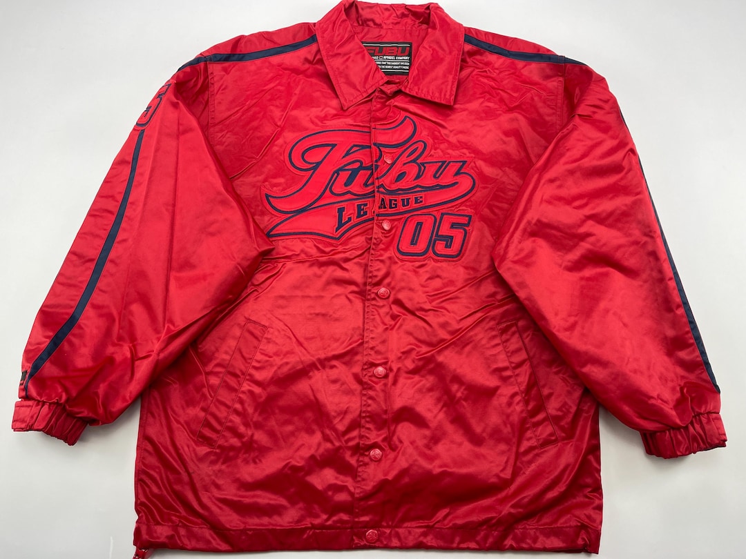 FUBU Jacket, Red, Vintage Fubu Windbreaker, 90s Hip Hop Clothing, 1990s ...