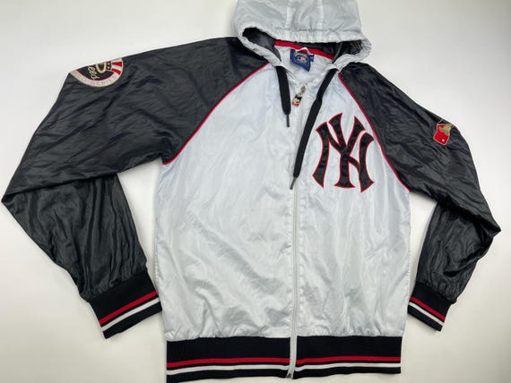 MLB New York Yankees jacket, gray, Cooperstown Collec… - Gem
