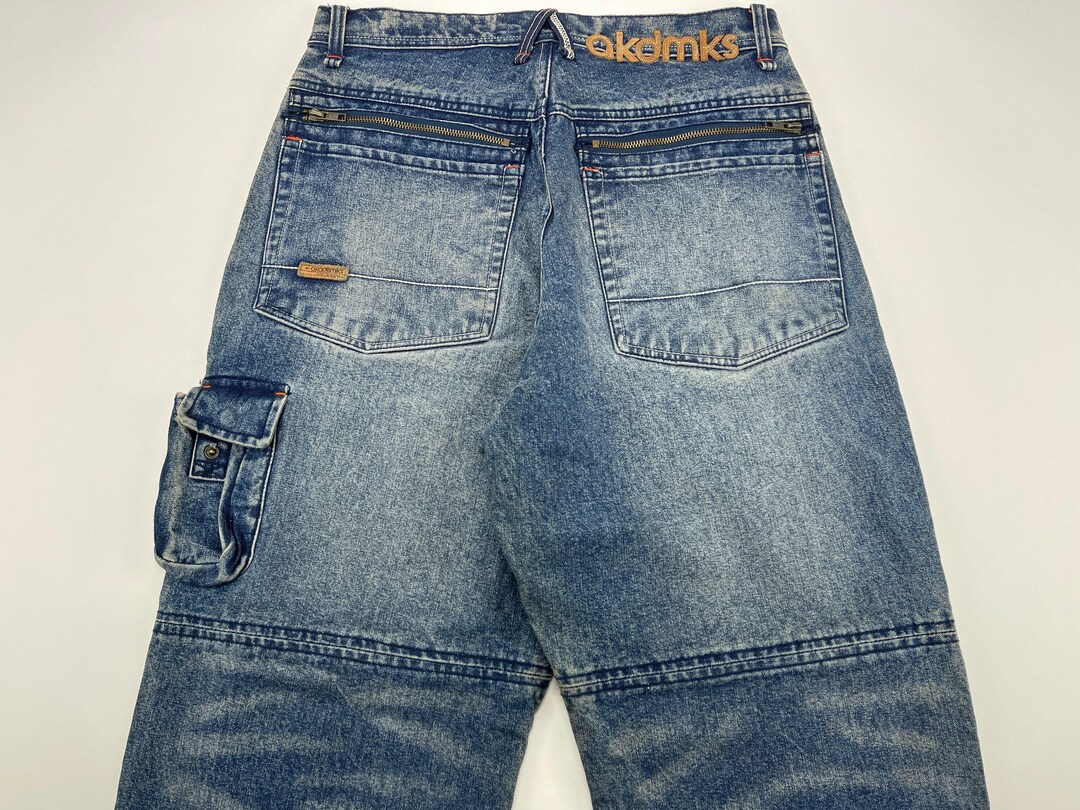 Akademiks Jeans, Blue, Vintage Baggy Pants, 90s Hip Hop Clothing, 1990s ...
