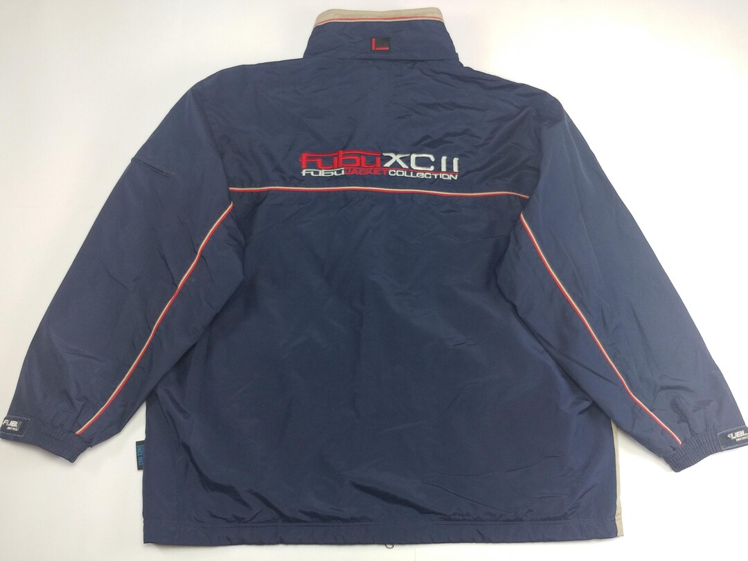 FUBU Jacket, Blue, Vintage Fubu Windbreaker, Quilted, 90s Old School ...
