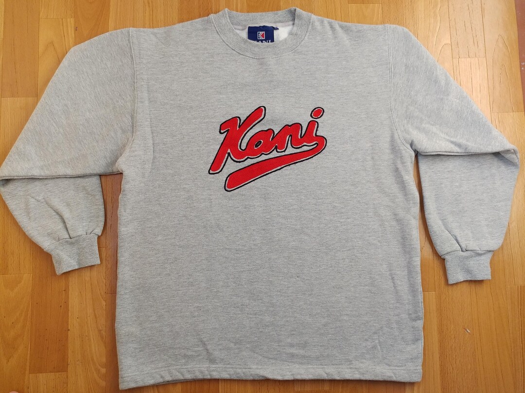 KARL KANI Sweatshirt, 90s Hip-hop Clothing, 1990s Hip Hop Shirt, Gray ...
