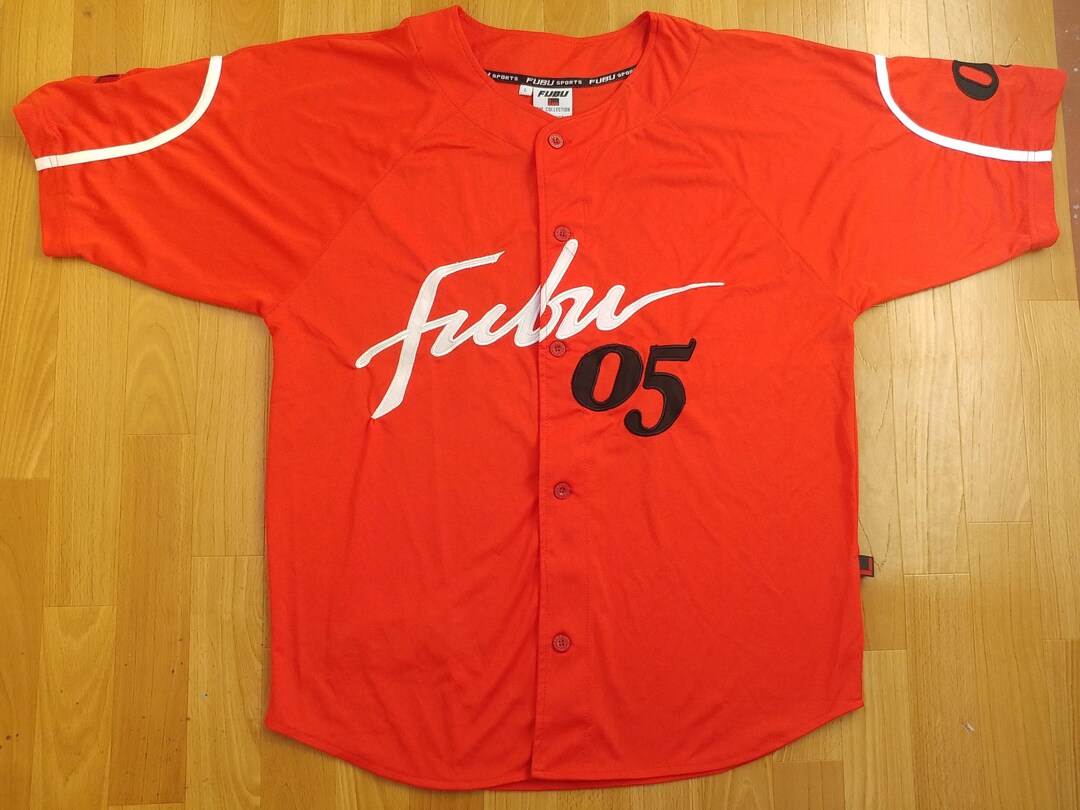 FUBU Jersey, Red, Vintage Hip Hop T-shirt, 90s Hip Hop Clothing, 1990s Hip-hop Shirt, Old School ...