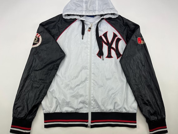 MLB New York Yankees jacket, gray, Cooperstown Collec… - Gem