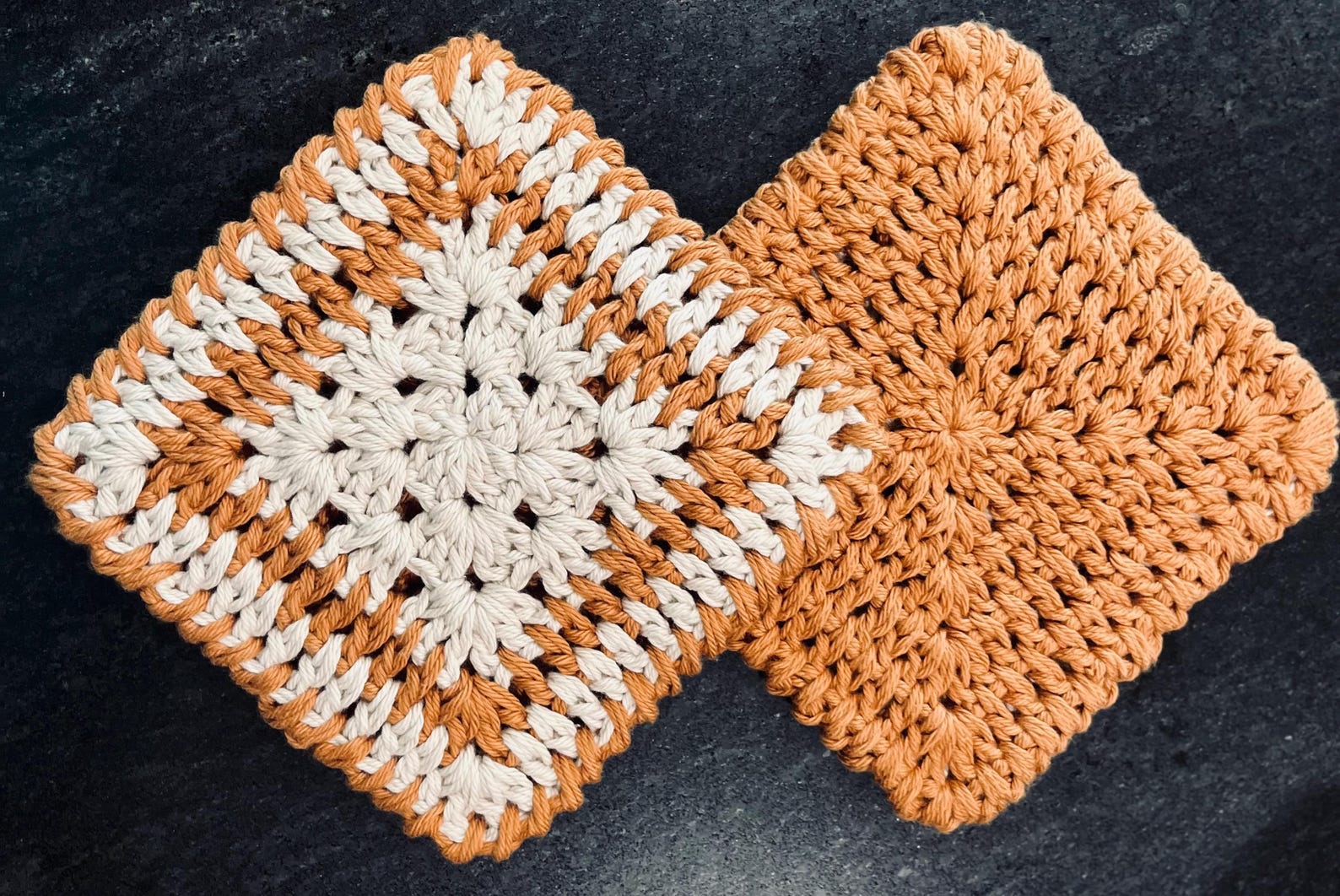 Pdf/pattern Only. Cute Boho/farmhouse Crochet Hot Pad/trivet PDF ...