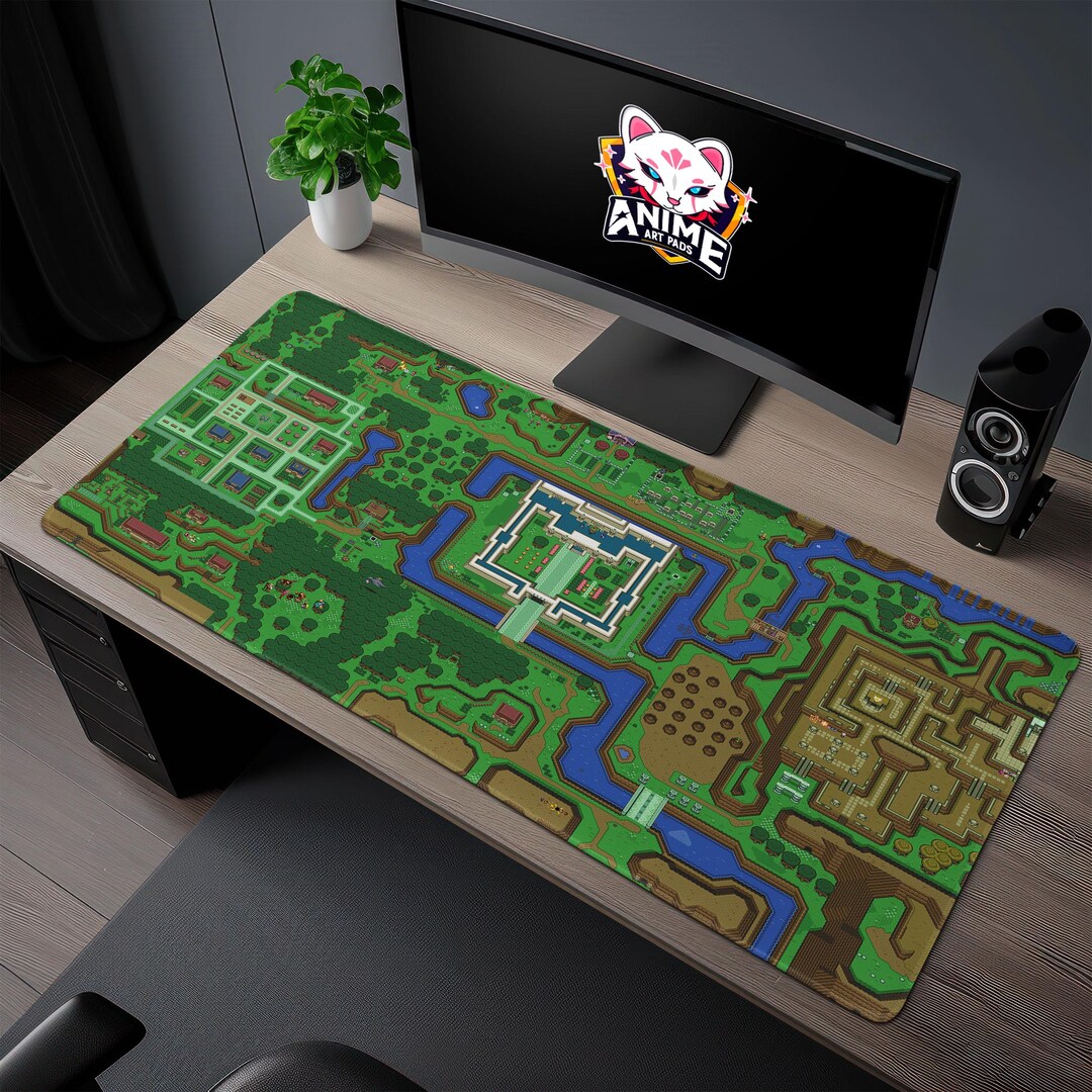 Link to the Past Zelda Desk Mat Retro Gaming Mouse Pad With Classic ...