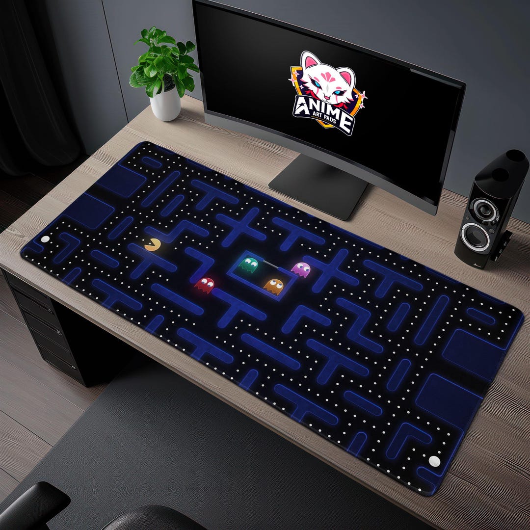 Classic Pac-man Arcade Mouse Pad Retro Gaming Desk Mat, Perfect for ...