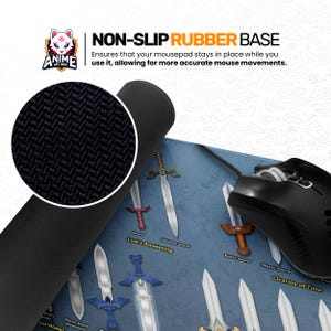 Legend of Zelda Swords Collection Desk Mat Comprehensive Weapon Guide ...