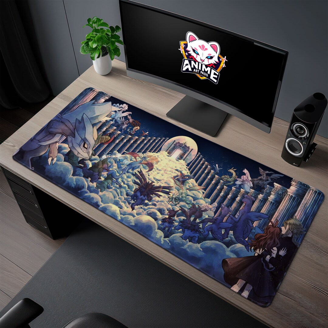 Epic Pokémon Showdown Mouse Pad Large Gaming Mat Featuring Lucario and ...