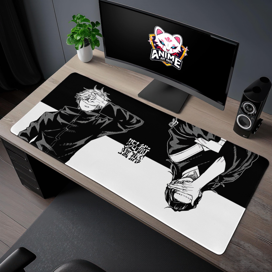 Gojo Satoru Jujutsu Kaisen Mouse Pad Monochrome Anime Art Desk Mat ...