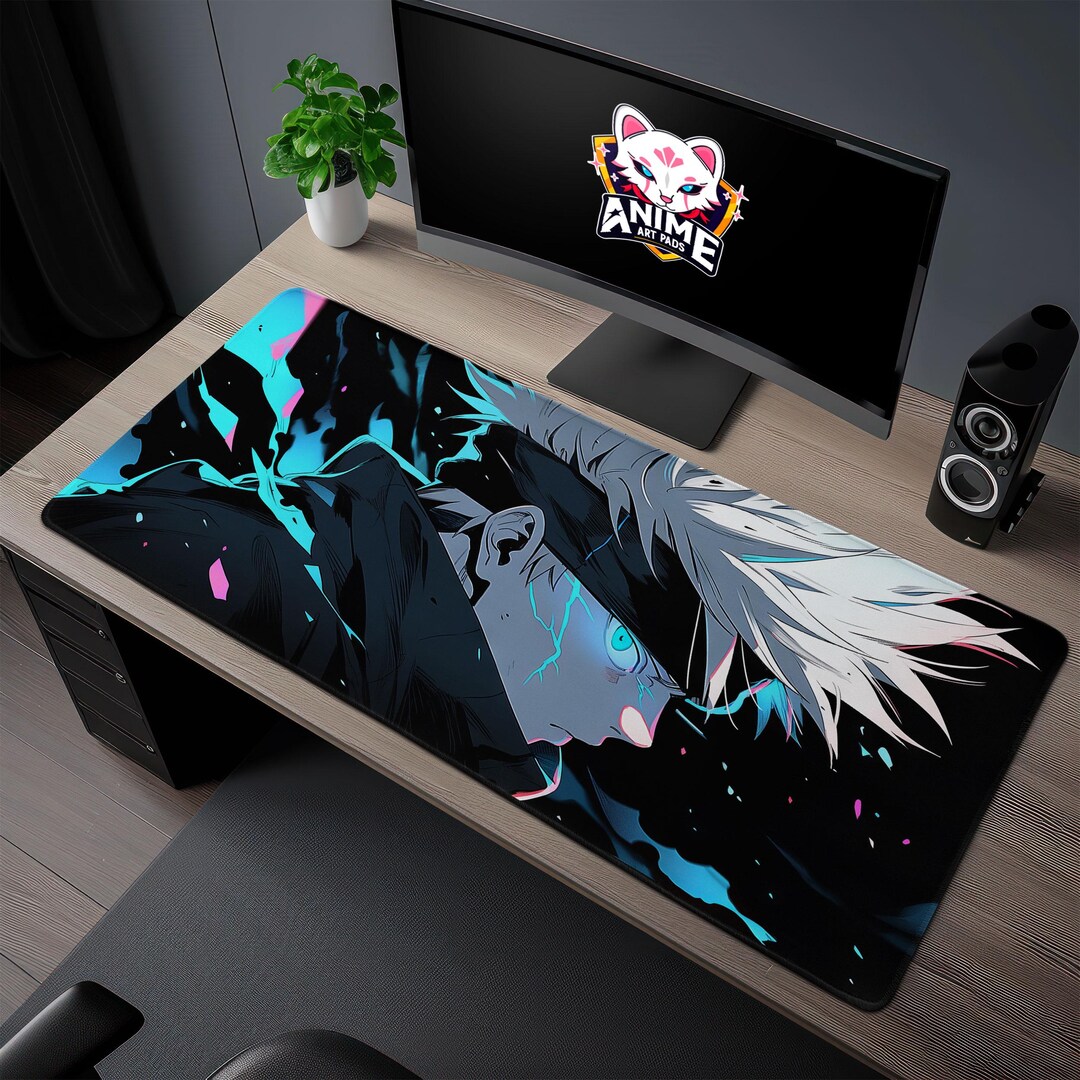 Jujutsu Kaisen Desk Mat Gojo Satoru Epic Art Anime Vibe for Your Gaming ...