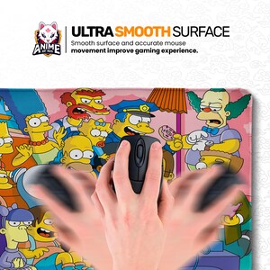 Simpsons Character Collage Desk Mat Vibrant and Fun Pop Culture Design ...
