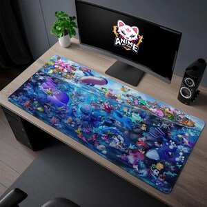 Aquatic Adventure Pokémon Desk Mat Vibrant Gaming Mouse Pad for Pokémon ...
