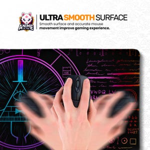 Bill Cipher Desk Mat Mysterious Gravity Falls Art for a Cryptic ...