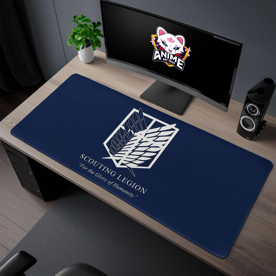 Attack on Titan Scouting Legion Mouse Pad Epic Gaming Desk Mat for Aot ...