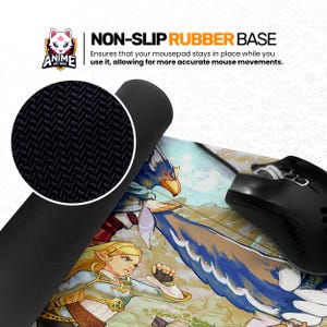 Legend of Zelda Battle Scene Desk Mat Epic Characters Combat Mouse Pad ...