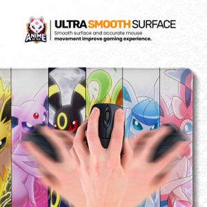 Ultimate Eevee Evolutions Gaming Mouse Pad Colorful Desk Mat for ...