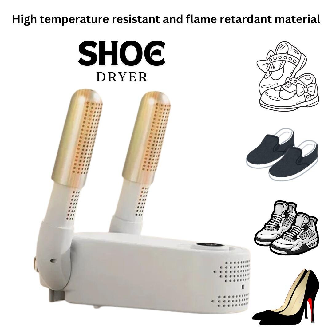 Electric Shoe Dryer and Warmer Portable Footwear Dehumidifier for Boots ...