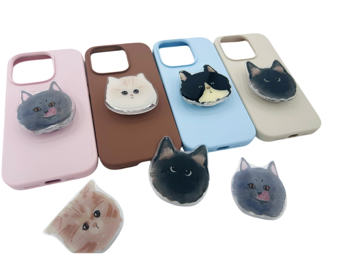 Cute Socket Phone Stand: All Cute Cats! Cute and Flexible! the Back of ...