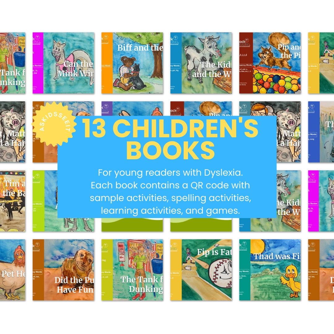 Dyslexia Bundle for Kids - Etsy