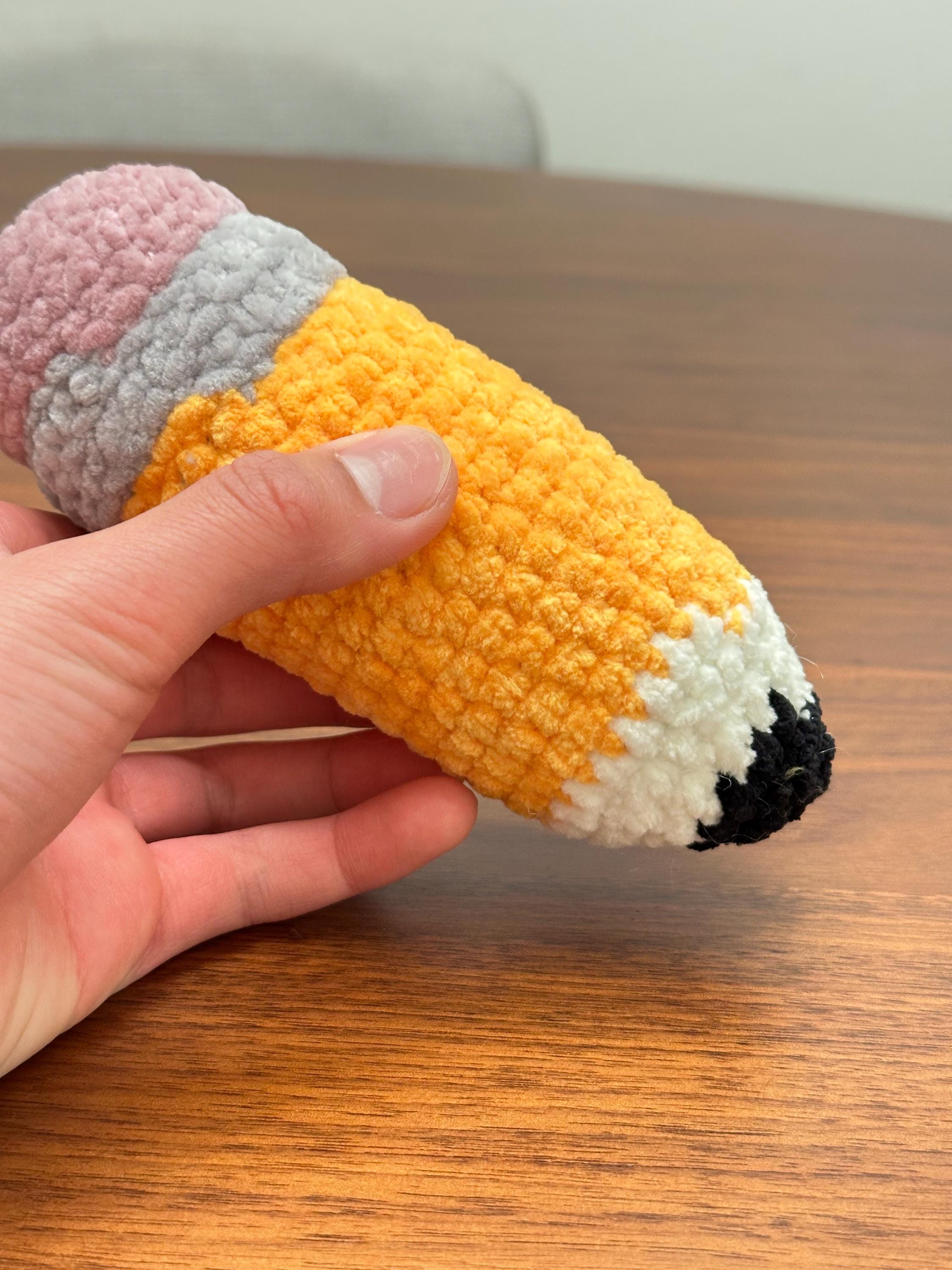 Pip the Pencil Cute Stationary Plush Stuffed Animal Plushie Crochet ...