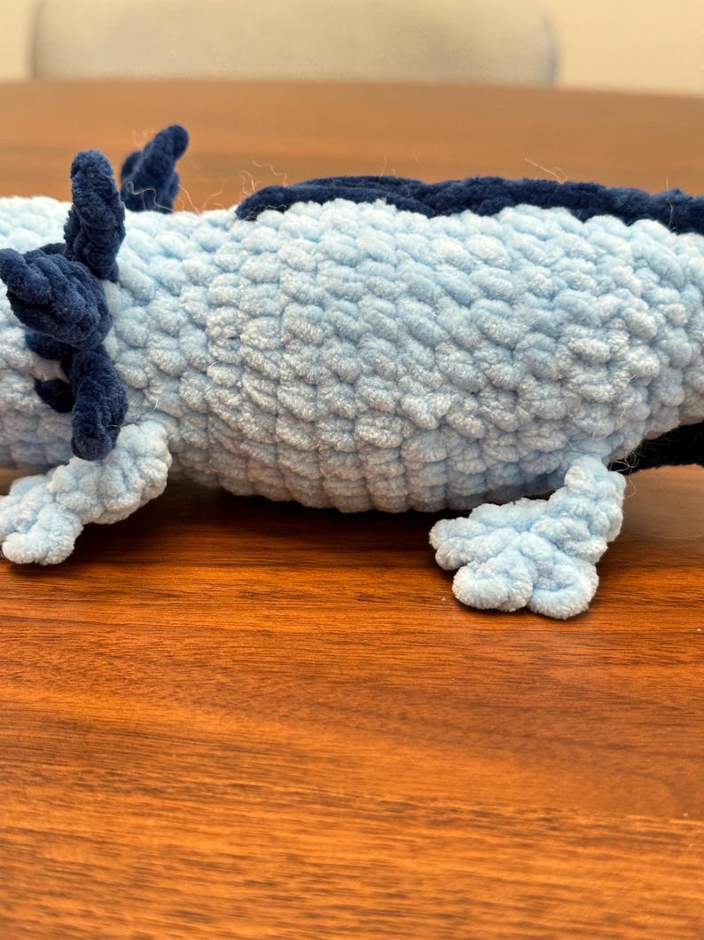 Paulie the Axolotl Cute Crochet Handmade Plushie Stuffed Animal Toy ...