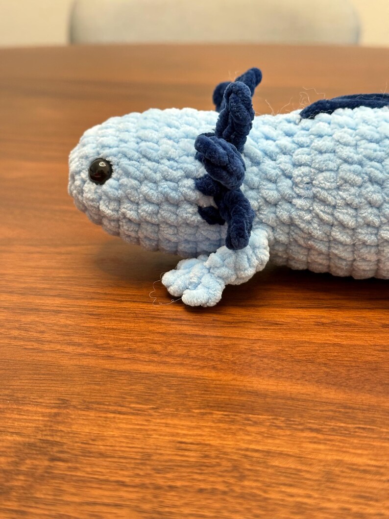 Paulie the Axolotl Cute Crochet Handmade Plushie Stuffed Animal Toy ...