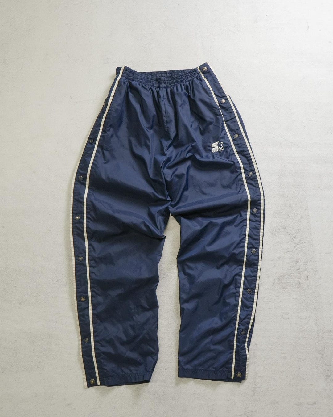 Vintage 90s Starter Pants, Blue Tearaway Pants, Regular Track Pants ...