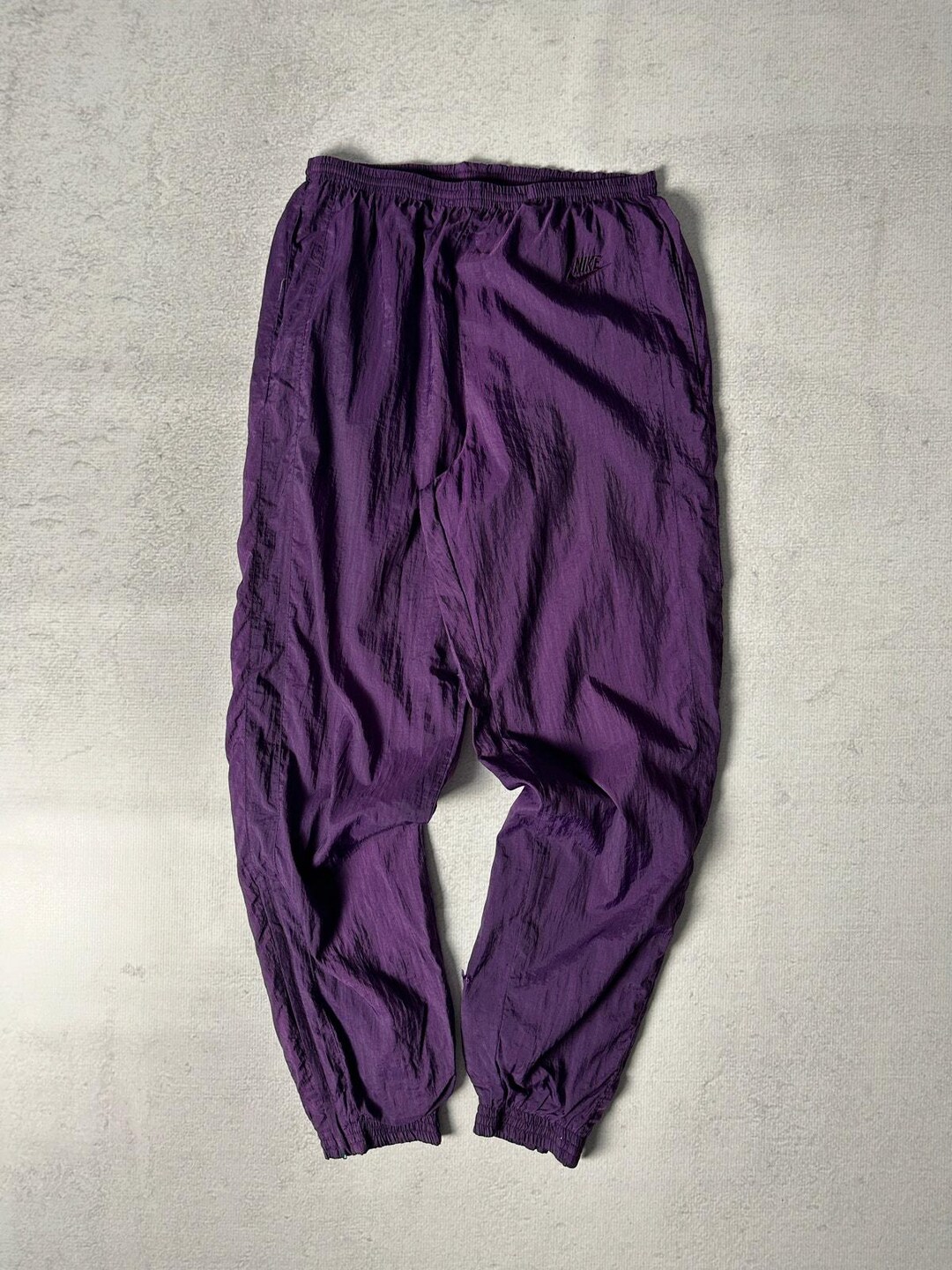 Vintage 90s Nike Cuffed Track Pants, 90s Nike Track Pants, Men Track ...