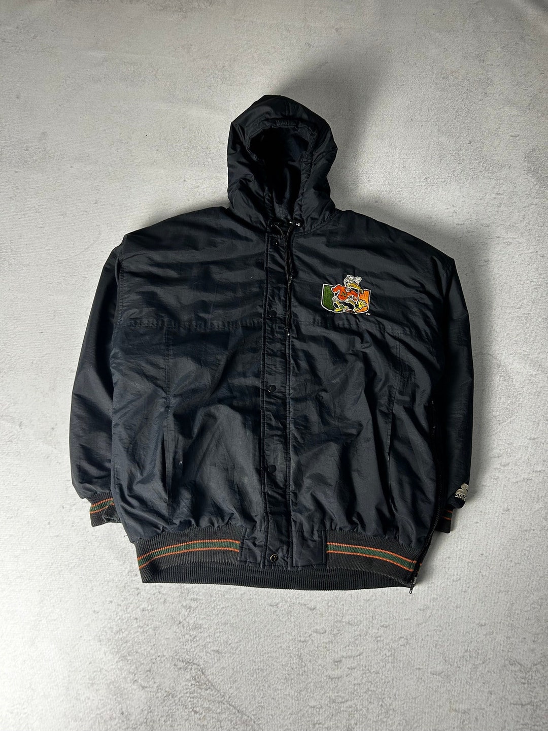 Vintage Starter Miami Hurricanes Sports Jacket, Vintage Jacket, Starter ...