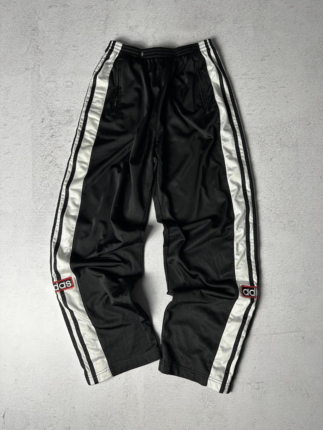 Vintage Adidas Tearaway Track Pants Men's Medium Retro Athletic Wear ...