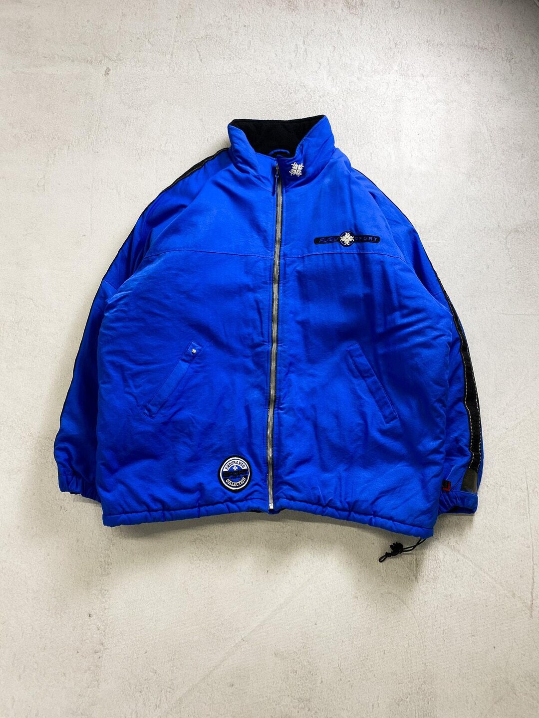 Vintage 90s Fubu Jacket, Blue Regular Jacket, Pre-owned Zip-up Jacket ...