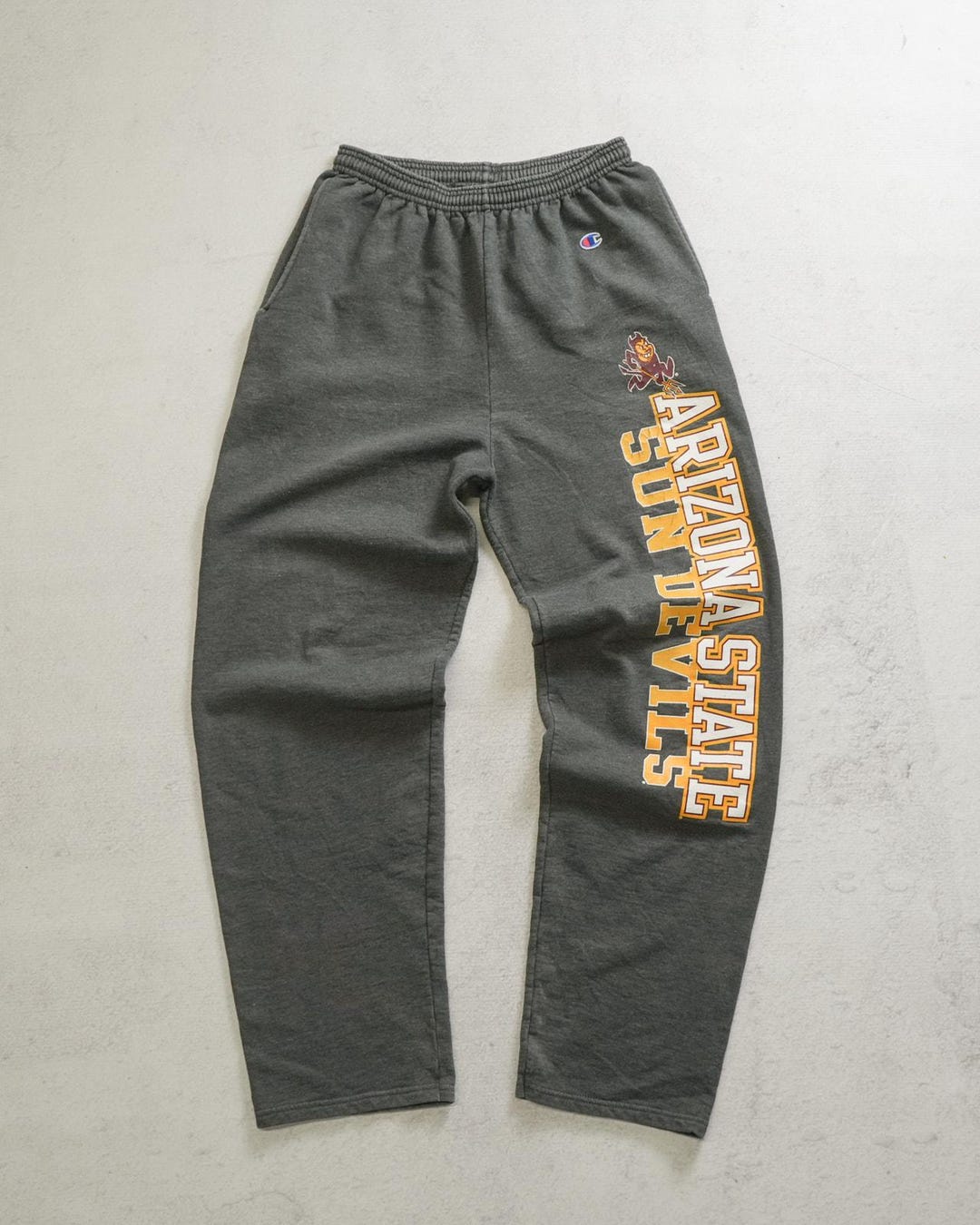 Vintage 00s Champion Arizona State Sun Devils Grey Sweatpants Men's ...