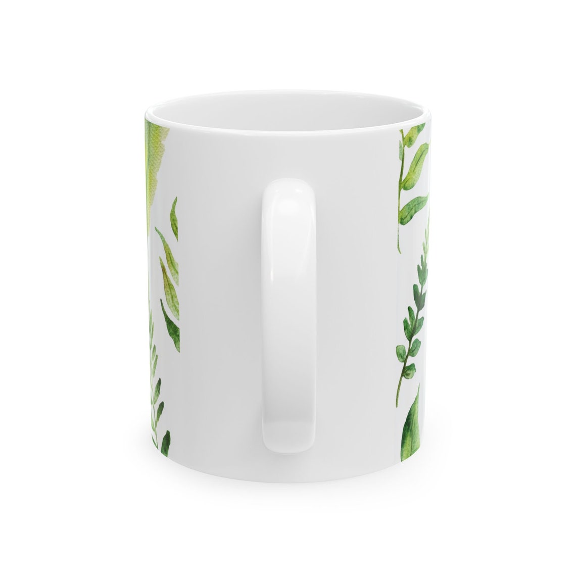 Watercolor Fern Mug, Fern Tea Cup, Plant Lover Mug, Housewarming Gift ...