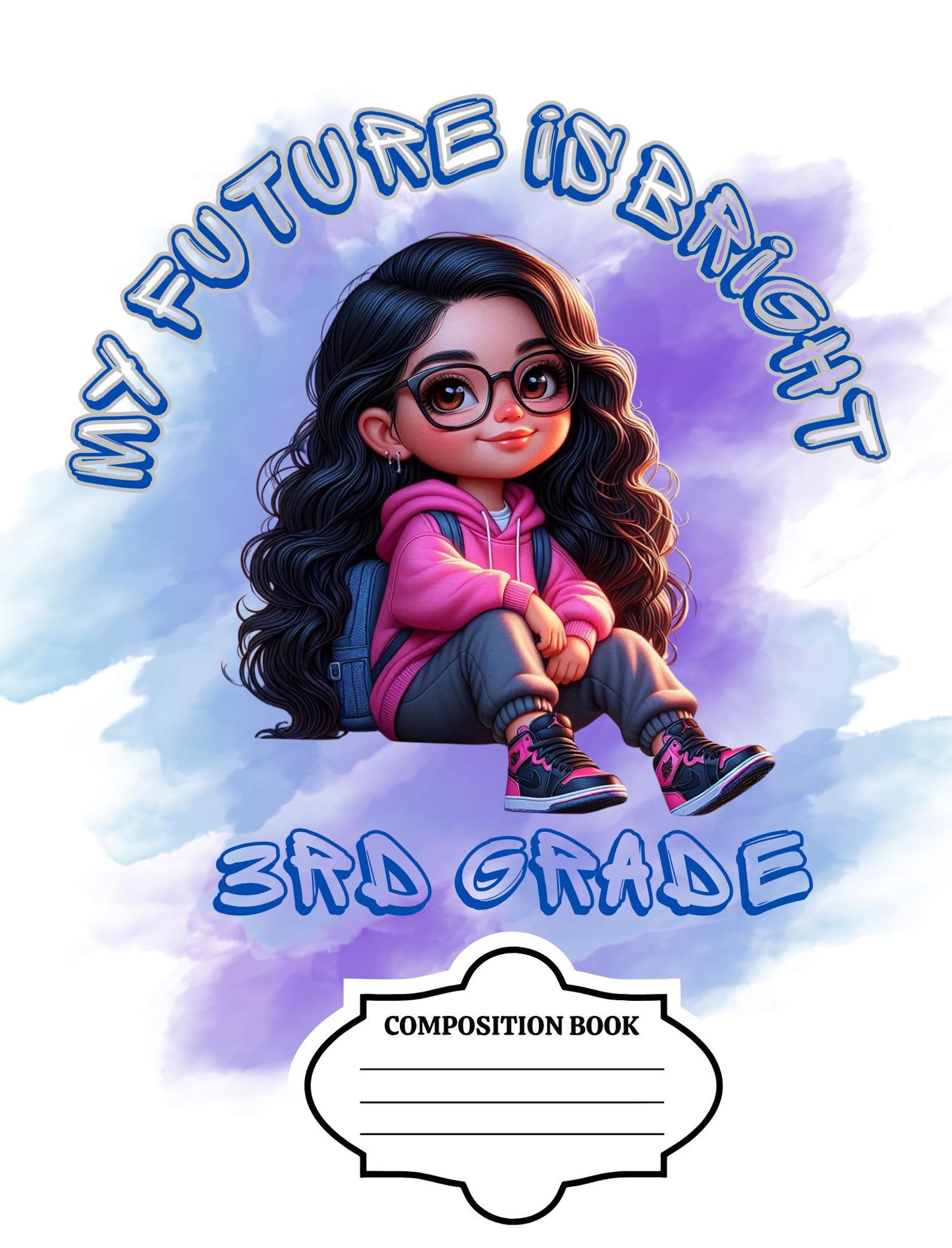 24 Editable Back 2 School Composition Notebook Bundle, Affirmations for ...