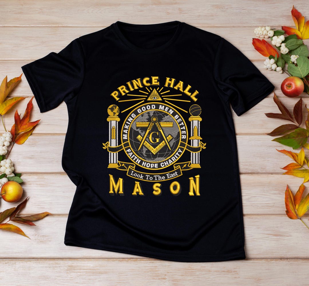 Prince Hall Mason Embroidery Design, Making Good Men Better Freemason ...