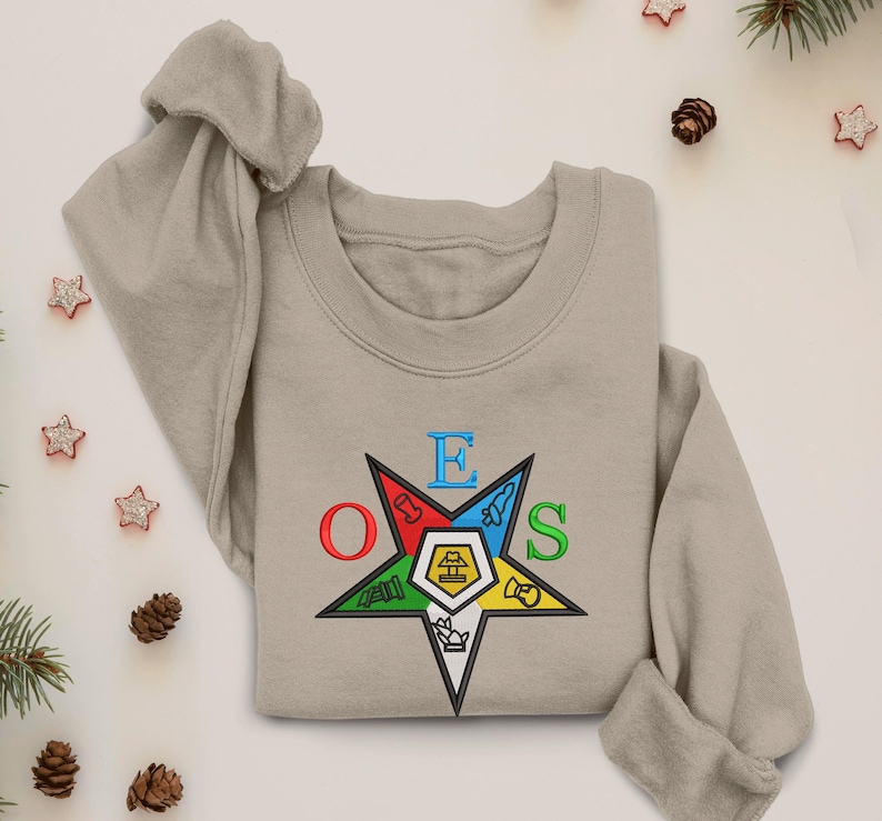 OES Star FATAL Symbols Embroidery Design, Order of the Eastern Star ...