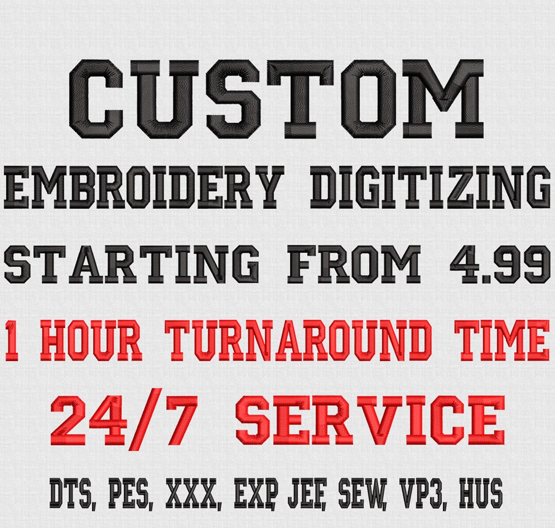 Custom Embroidery Designs, Custom Embroidery Digitizing, Embroidery ...
