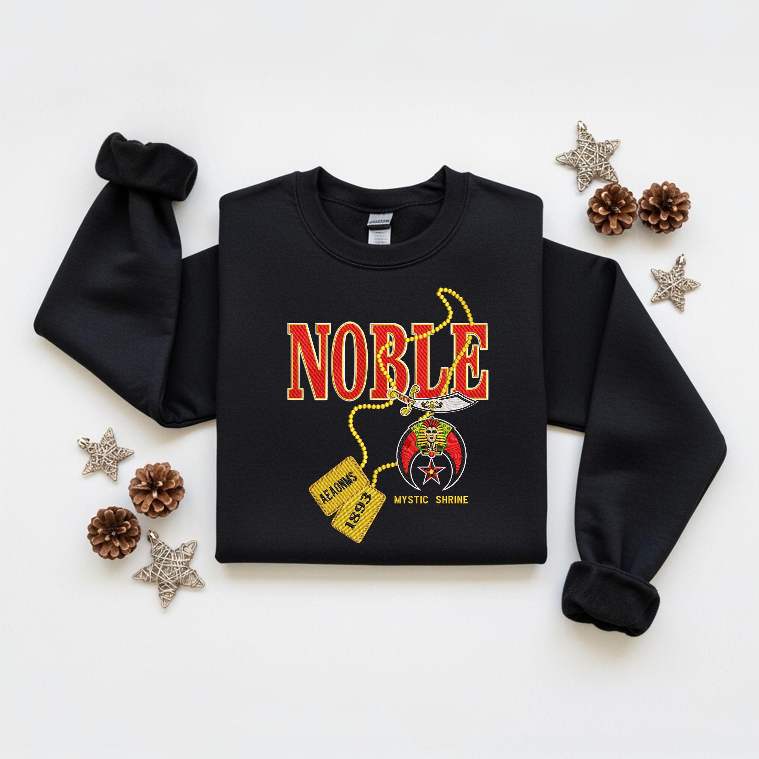 Nobles Mystic Shrine 1893 AEAONMS Dog Tag Scimitar Crescent Star ...