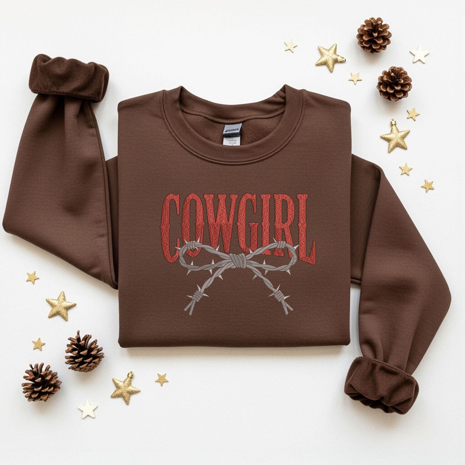 Cowgirl Barbed Wire Embroidery Design, Cowgirl Embroidery, Barbed Wire ...