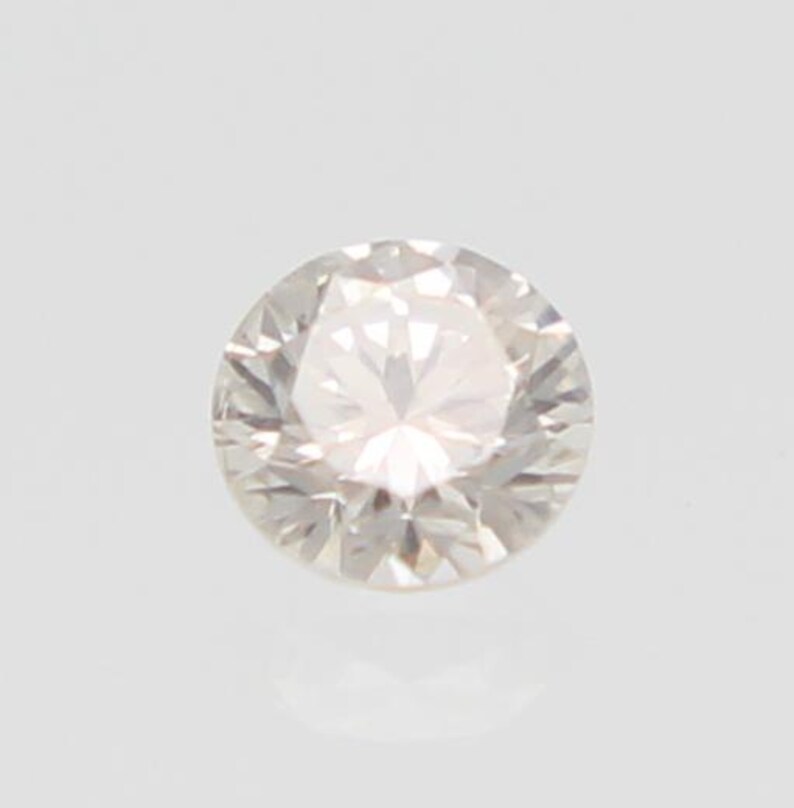 0.03 Carat Top Top Light Brown VS2 Round Brilliant Natural Loose ...
