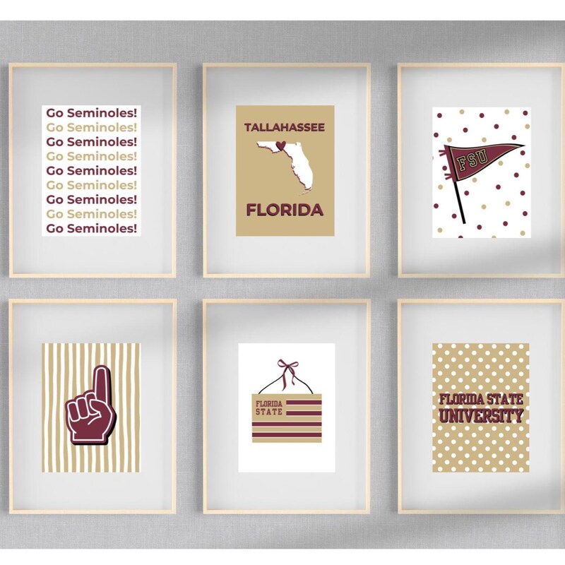 Fsu Art - Etsy